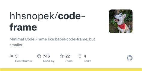 Github Hhsnopekcode Frame Minimal Code Frame Like Babel Code Frame But Smaller