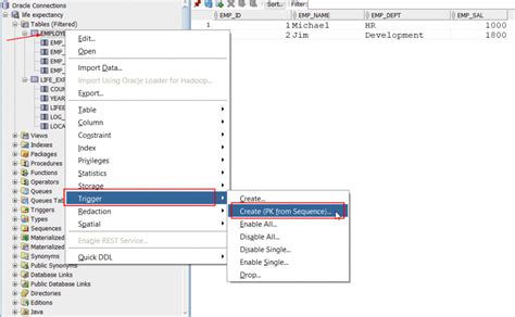 How To Create Table In Oracle
