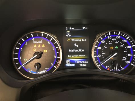 Chassis Control System Error Infiniti Q Forum