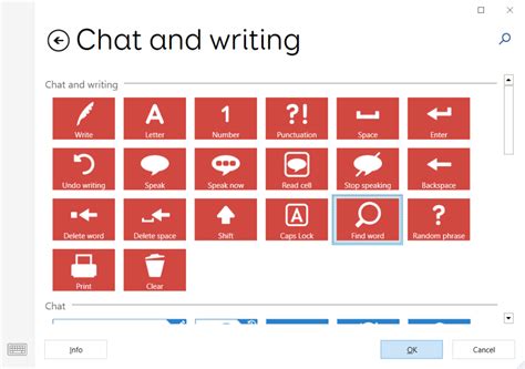 how do i use the find word command in grid 3 smartbox hub