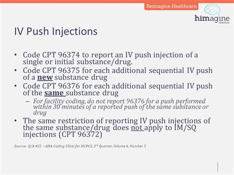 Injection And Infusion Coding Examples At Paul Pineda Blog
