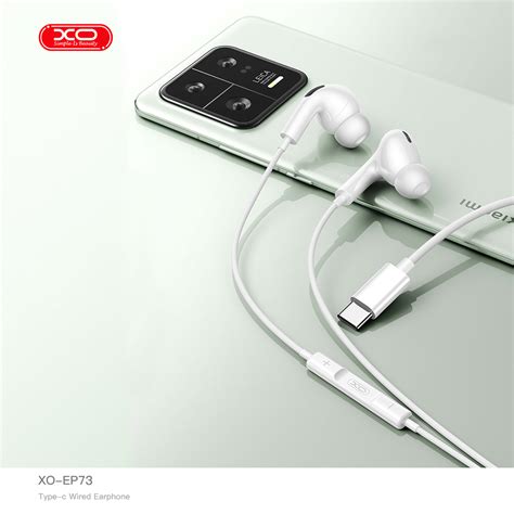 Xo Wired Earphones Ep73 Usb C Black