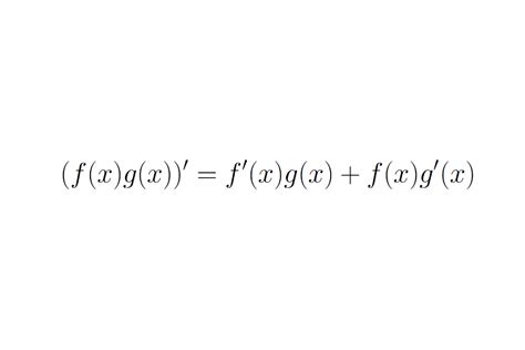 Product Rule Derivative Example