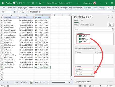 How To Convert UTC Time To EST In Excel Ways On Sheets