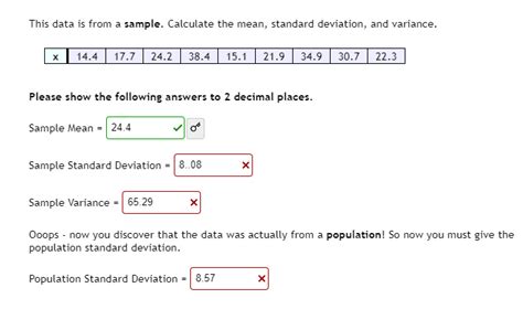 Solved This Data Is From A Sample Calculate The Mean