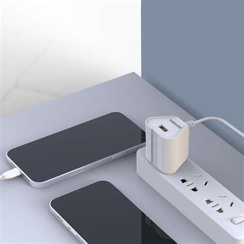 One Port Uk Pin Usb A Usb Charger With Type C Cables Quick Charging For Samsung Mobile