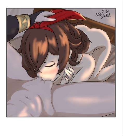 Rule 34 2girls Amber Genshin Impact Ass Bed Big Ass Brown Hair Closed Eyes Collei Genshin