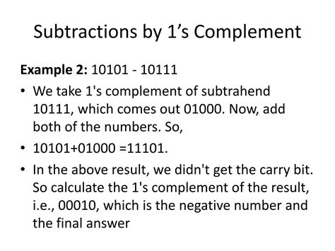 558196807 1 S And 2 S Complement Lecture 3ppt Programming Languages Computing