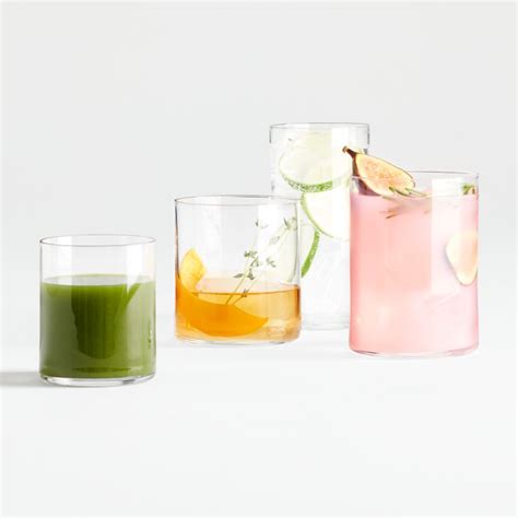 Edge Drink Glasses Crate And Barrel
