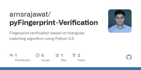 GitHub Arnsrajawat PyFingerprint Verification Fingerprint Verification Based On Triangular