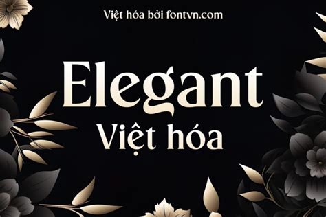 DVN Astera Việt hóa Font chữ Serif thời thượng phù hợp cho thương hiệu cao cấp FontVN