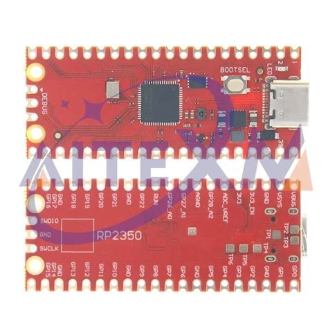 Placa De Desenvolvimento Pico2 Rp2350 Type C Usb Rp2350a