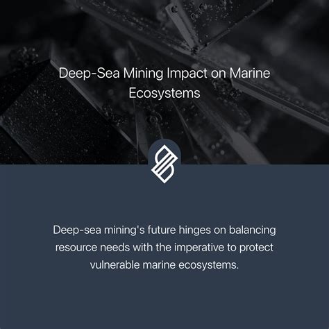 Deep Sea Mining Impact On Marine Ecosystems → Scenario