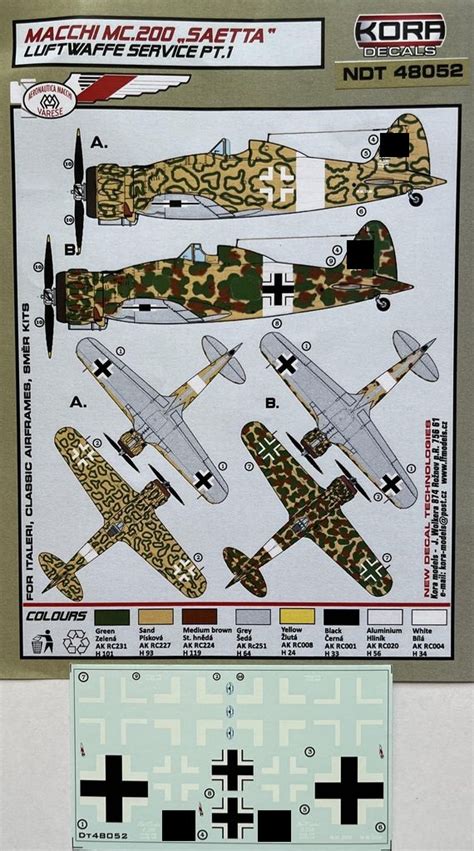 Model Plane Italeri 2815 Macchi Mc200 Saetta Serie Vii 148 Model Kit
