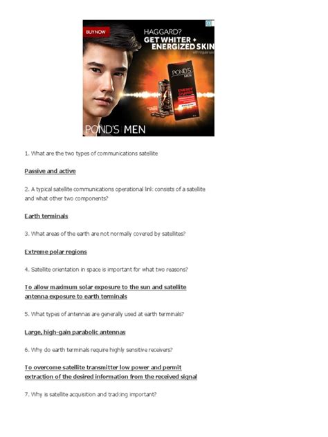 Coaching Materials In Satellite Communications Part 1 For Ece Board Exam Pinoybix