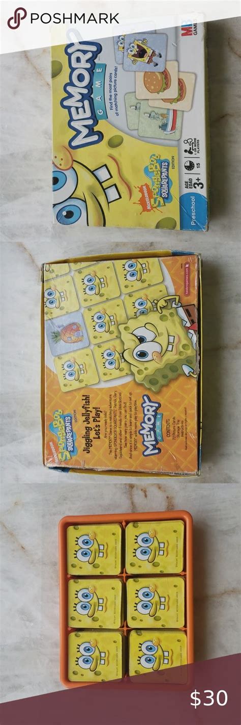 Memory Game Nickelodeon SpongeBob Squarepants Edi FINAL PRICE Nickelodeon Spongebob