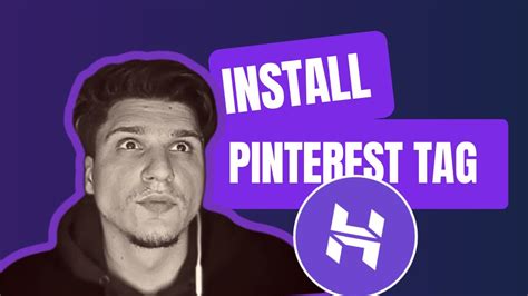 How Do I Install The Pinterest Tag Onhostinger Website Builder Youtube