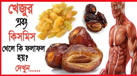 খেজুর ও কিচমিচ খেলে কি হয়। Khejur Kismis Khele Ki Hoy খেজুর ও কিসমিস