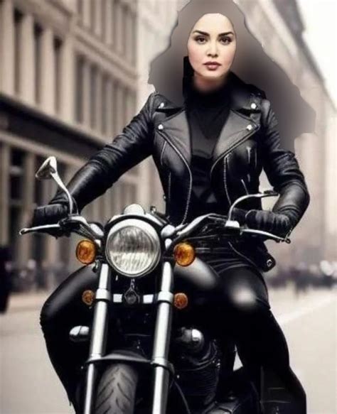 لباس چرم ندا قاسمی عکس هوش مصنوعی