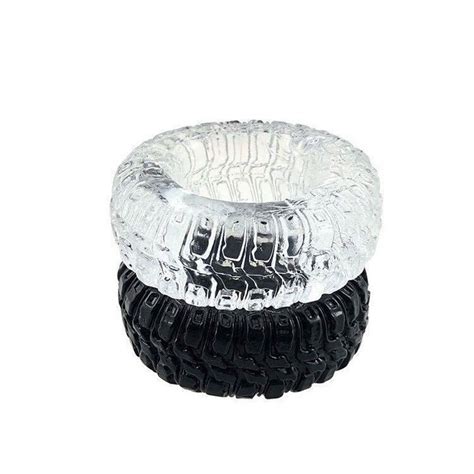 ProstatePlay Thick Tyre Cock Ring Black Or Clear Adult Sex Toy Penis Ring US EBay