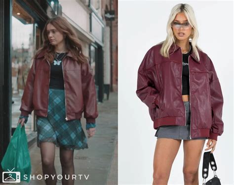 Daddy Issues Season 1 Episode 3 Gemmas Leather Bomber Jacket Shop