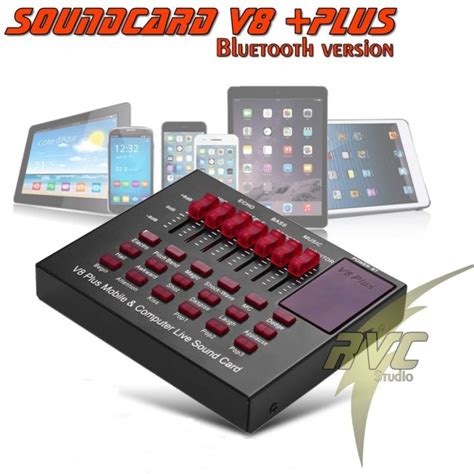 SOUNDCARD V8 PLUS LIVE STREAMING Lazada Indonesia
