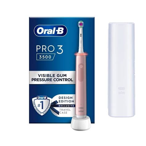 Oral-B Pro 3 Electric Toothbrush 3500 - Pink | Dubai