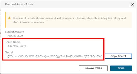Creating Personal Access Tokens In Tableau Server Cloud The Data School