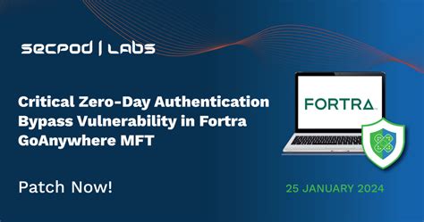 Authentication Bypass Vulnerability In Fortra GoAnywhere MFT