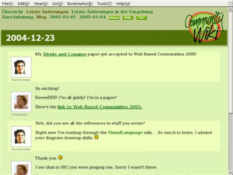 Oddmuse Screenshots WikiMatrix