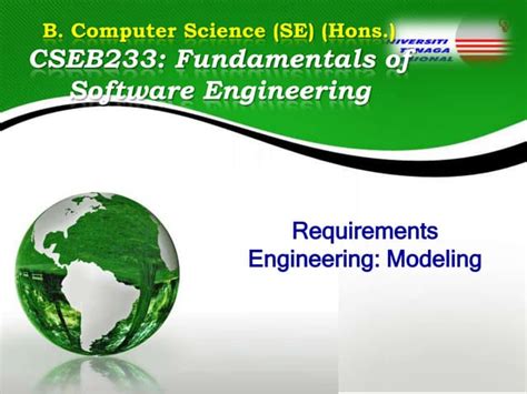 Lecture 12 Requirements Modeling System Analysis Ppt