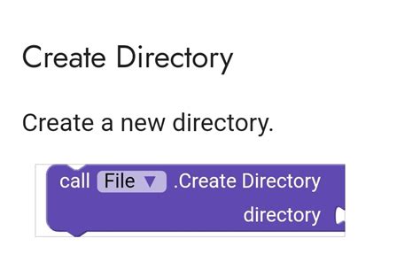Create A New Folder In The Directory Discuss Kodular Community