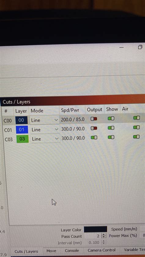Laser Stops Cutting And Moving After Few Seconds LightBurn Software Questions LightBurn
