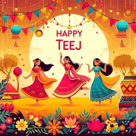 Happy Teej A Poster That Says Quot China Teapot Quot Is Displayed In A