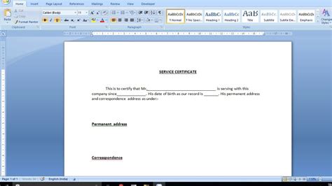 Recording Macro In Ms Word Youtube