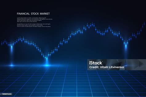 어두운 배경에 대한 비즈니스 및 금융 개념 보고서 및 투자에 대한 주식 시장 그래프 또는 외환 거래 차트 벡터 일러스트레이션 Down American Football에