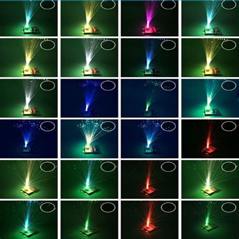 DIY Color Changing LED Optic Fiber Lights Lamp Edu Grandado