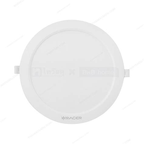 โคมดาวน์ไลท์หน้ากลม 4 นิ้ว Led 10w Tri Color Racer รุ่น Inno Tech D10w Tri สีขาว Bnb Home