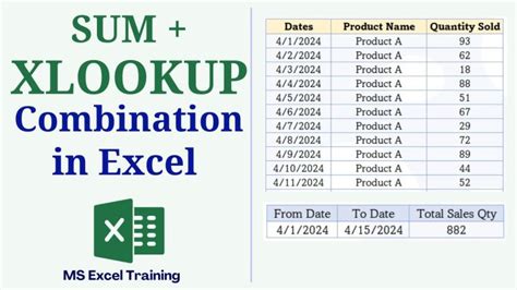 Sum Xlookup Combined Function Spreadsheet Tutorials Posted On The