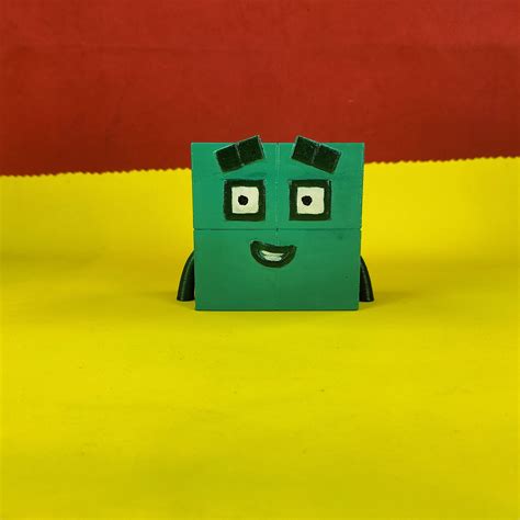 3d Printable Flexi Number Block 4 • Made With Ender 3 V 2・cults