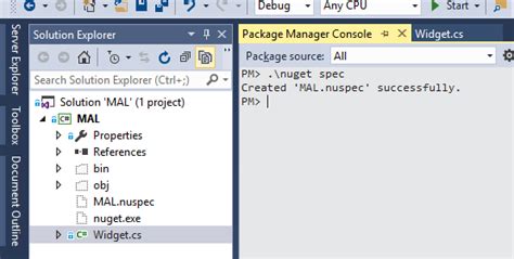 Publishing A Nuget Intellitect