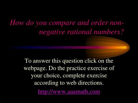 PPT Compare And Order Rational Numbers PowerPoint Presentation Free Download ID 680737