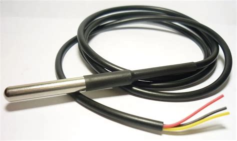 Sensor De Temperatura Ds18b20 Sonda Sumergible Contra Agua Arduino Pic Ipower Electronics