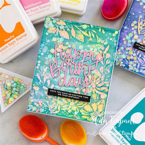 New Twist On The Popular Blackout Embossing Folder Technique