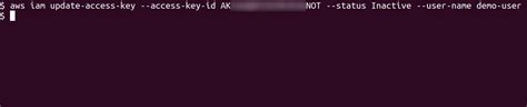 How To Rotate The Access Key Of A User Using Aws Cli