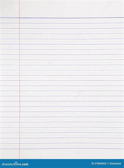 Notebook Paper Royalty Free Stock Photography CartoonDealer Com