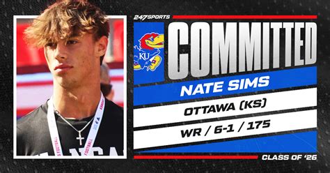 In State Wide Receiver Nate Sims Commits To Kansas