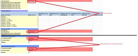 Wt 1819 Wt Seo Import New Rates Duplicate Sub Rates And Duplicate Self Insured