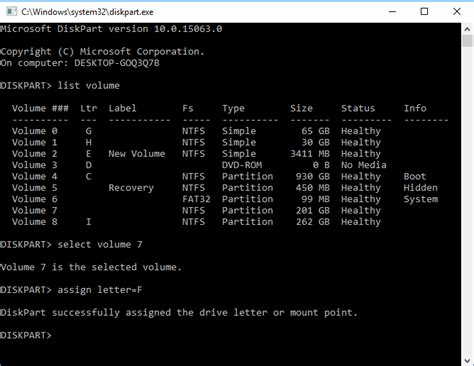 To Remove The Drive Letter Type Remove Letterx Where X Is The Drive Letter You Want To Remove