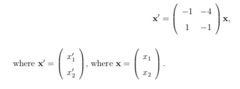 Solved Find The General Solution Of The System Of First